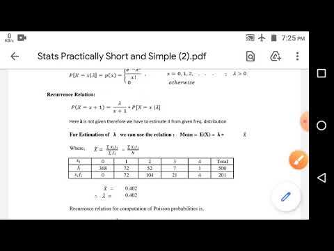 Experiment 4 - Fitting of Poisson Distribution ( B.Sc.ll Practical ...