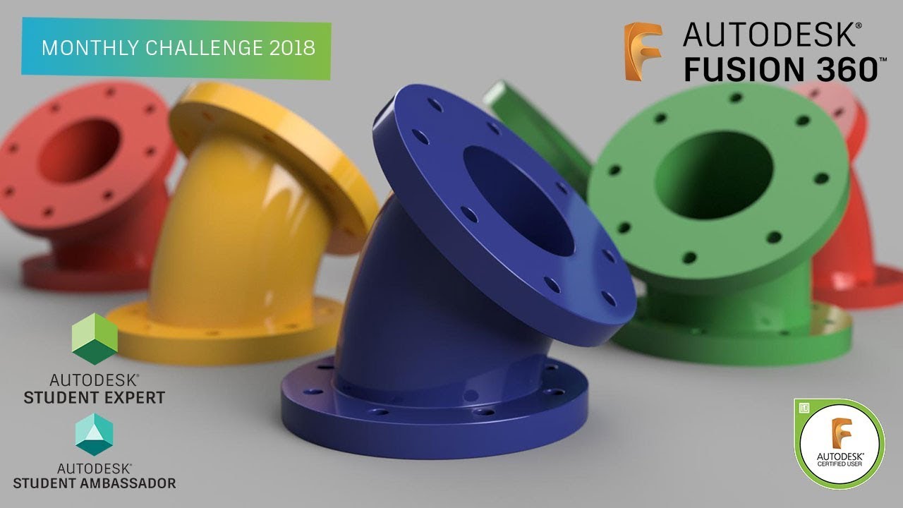Fusion 360 Monthly Challenge August 2018 - YouTube