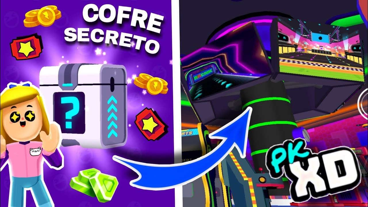EL *COFRE SECRETO* DEL ARCADE!!😱 - PK XD - YouTube