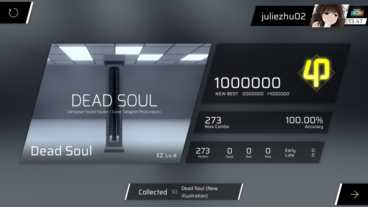 [Phigros] Sound Souler - Dead Soul (EZ Lv.4) | ALL PERFECT - YouTube