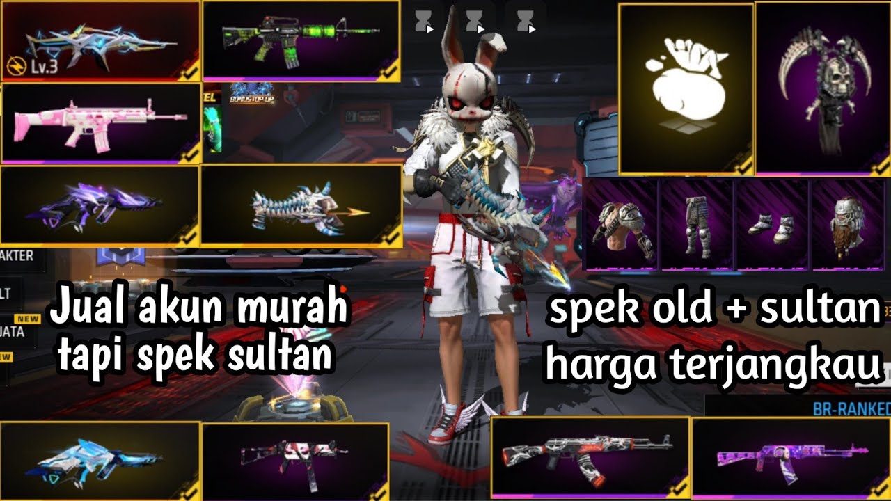 Jual akun ff murah tapi spek sultan | FREEFIRE INDONESIA | PART 20 ...