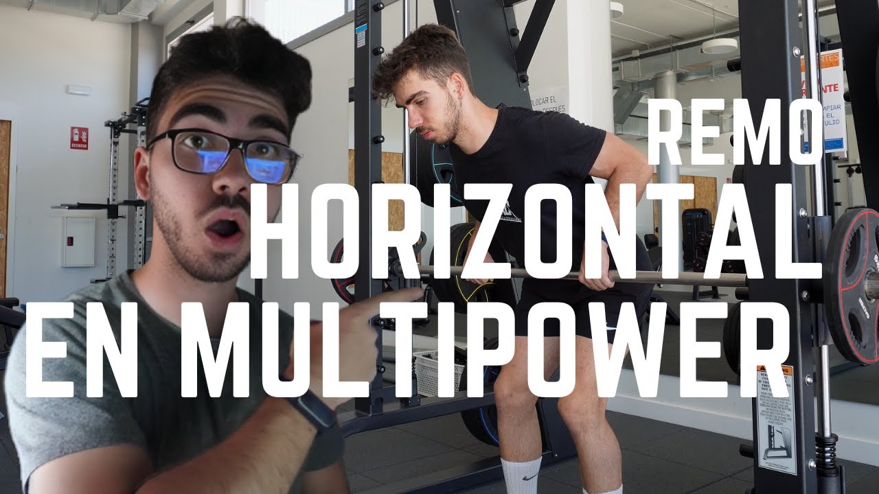 REMO HORIZONTAL EN MULTIPOWER | SMITH MACHINE BENT OVER ROW - YouTube