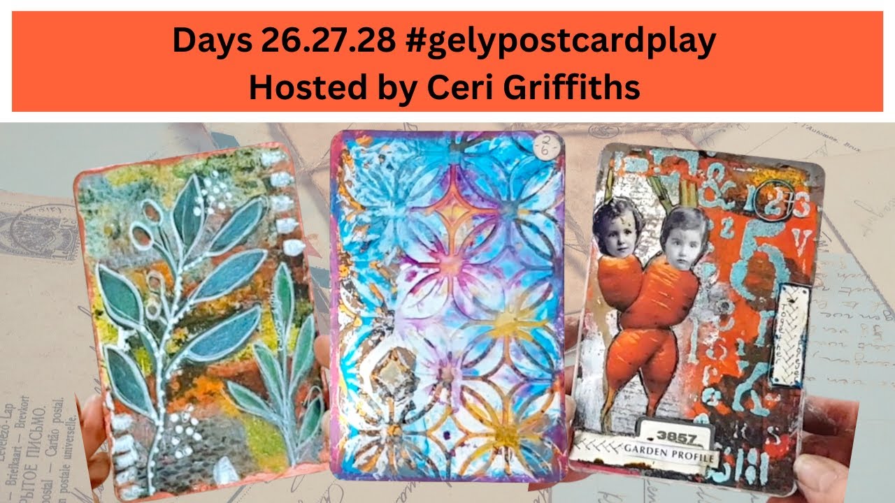 #gelypostcardplay Postcard Challenge - Turn Your Gel Prints Into ...
