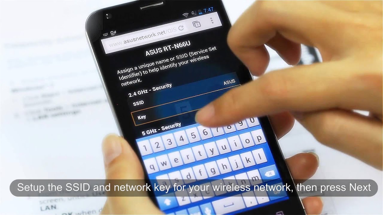 ASUS router quick how-to setup your router from mobile devices - YouTube
