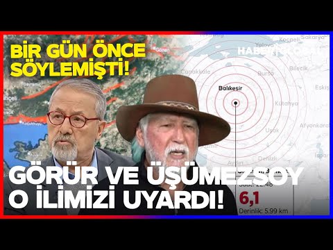 Naci Görür Dün Uyarmıştı, Üşümezsoy İstanbul'dan Daha Tehlikeli Demişti! İki Uzmandan Deprem Tahmini
