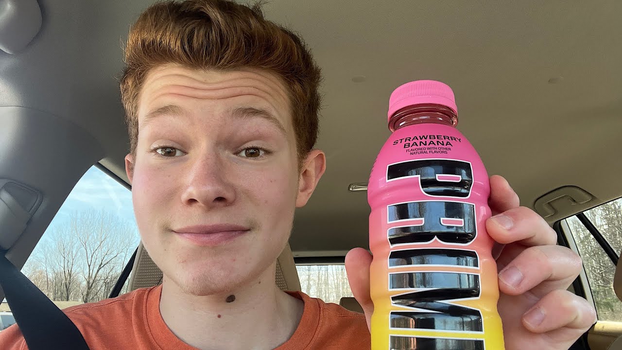 BEST FLAVOR? - NEW Prime Hydration Strawberry Banana Review - YouTube