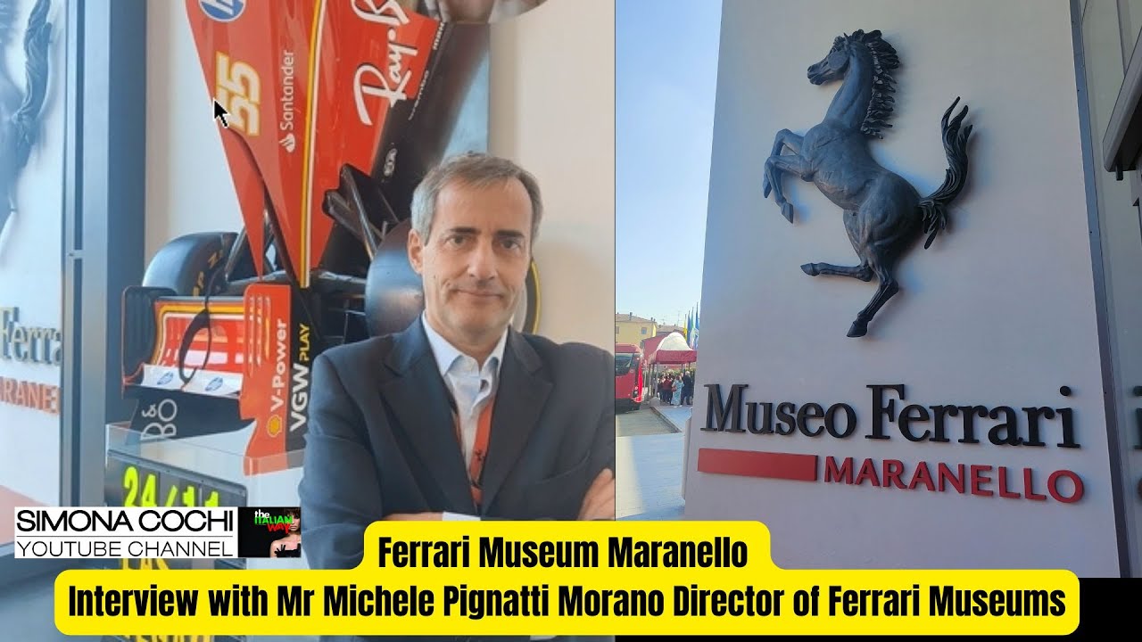 Ferrari Museum Maranello Michele Pignatti Morano interview Director of ...