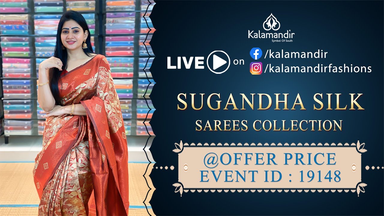 Sugandha Silk Sarees - @ Offer Price | WhatsApp Number 9852 9852 99 | Kalamandir Sarees LIVE ...