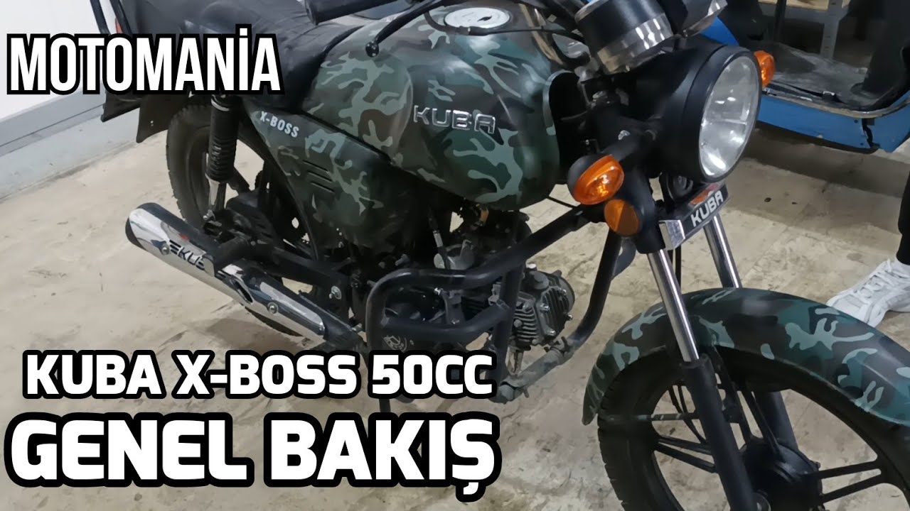 KUBA X-BOSS 50CC GENEL BAKIŞ - YouTube