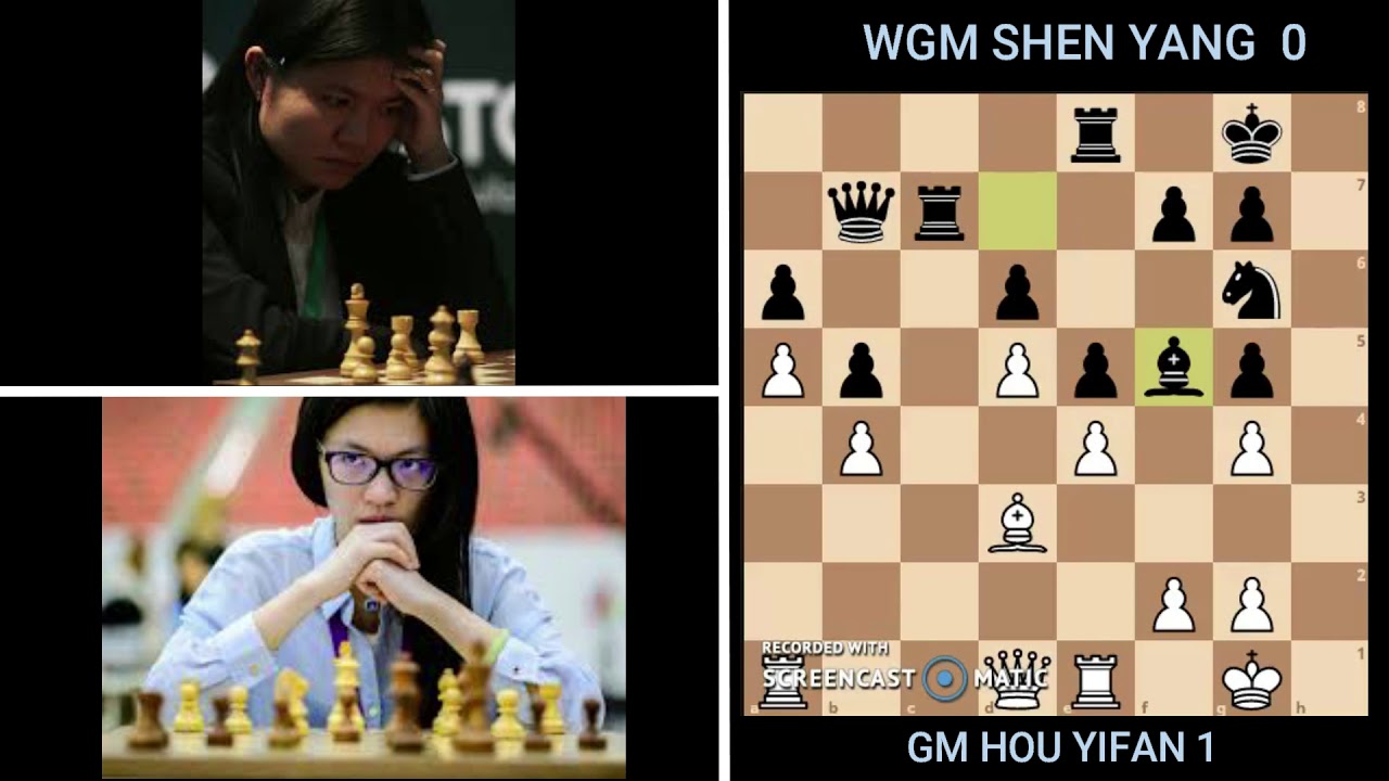 GM HOU,YIFAN VS WGM SHEN YANG//WORLD CHESS WOMAN SUMMIT - YouTube