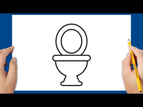 Comment dessiner une toilette - YouTube