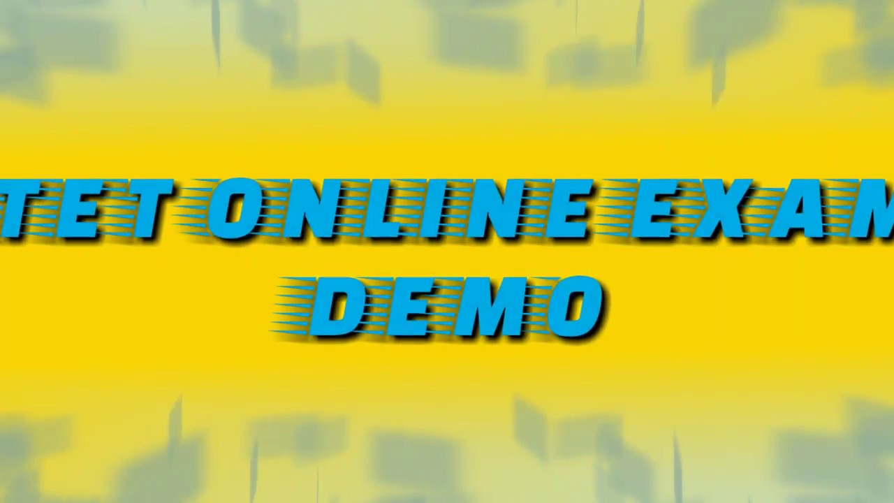 HOW TO WRITE TET EXAM BY ONLINE? - YouTube