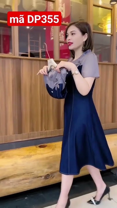 Mã DP355 - xanh jean - Váy Đầm Trung Niên | THỜI TRANG TRUNG NIÊN gọi ngay DT ZALO 0766.522.104 ...