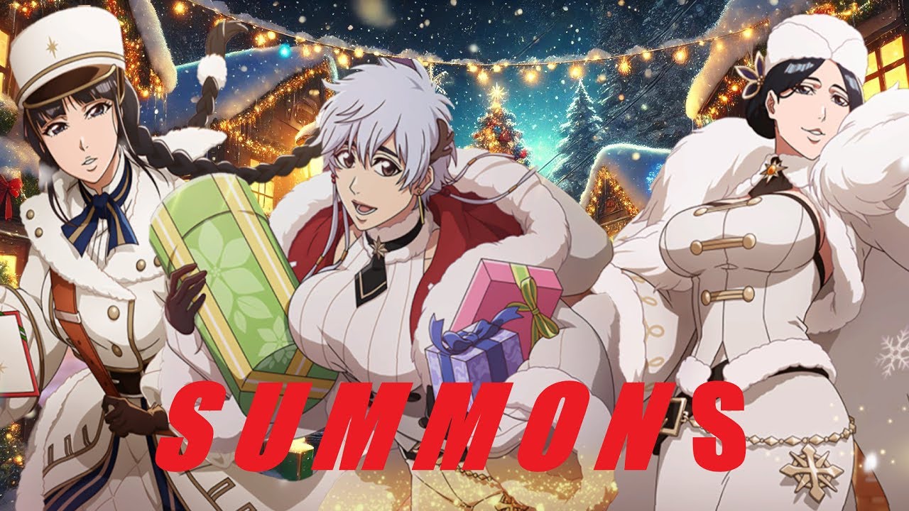 Bleach Brave Souls TYBW CHRISTMAS ISANE / RETSU / NEMU Summons - YouTube