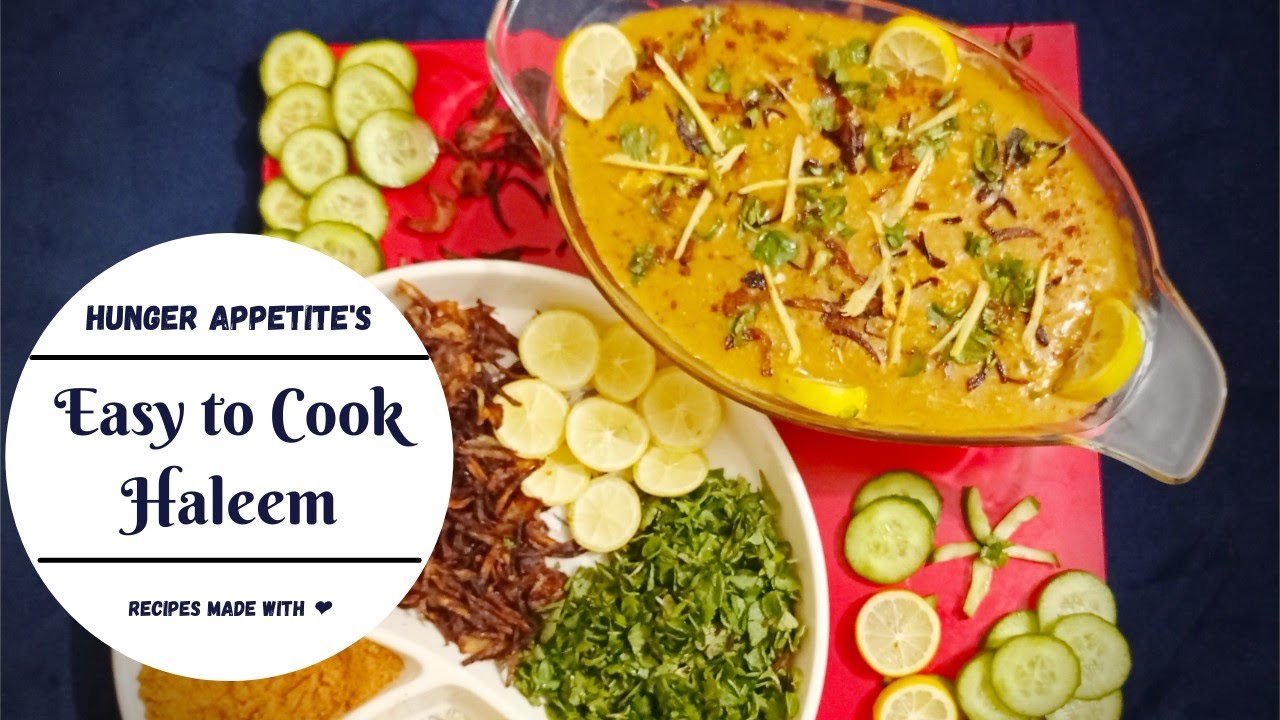 Easy to Cook Chicken Haleem Recipe by Hunger Appetite| How to make ...