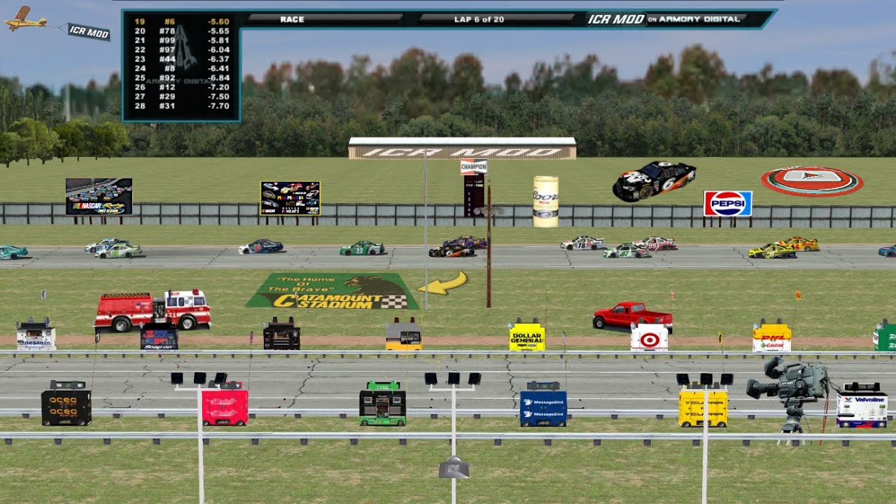 Nascar Racing 2003: ICR Series Racing at Catamount Stadium Raceway ...
