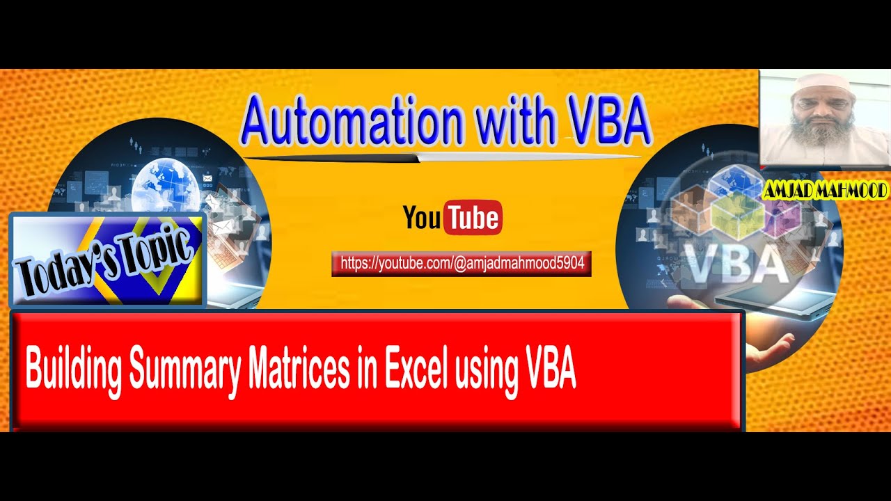 Building Summary Matrices In Excel Using VBA YouTube building-summary-matrices-in-excel-using-vba-youtube