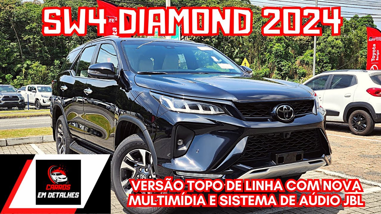 AVALIAÇÃO TOYOTA SW4 DIAMOND 2024 TURBO DIESEL 4X4 | SUV TOYOTA VERSÃO ...