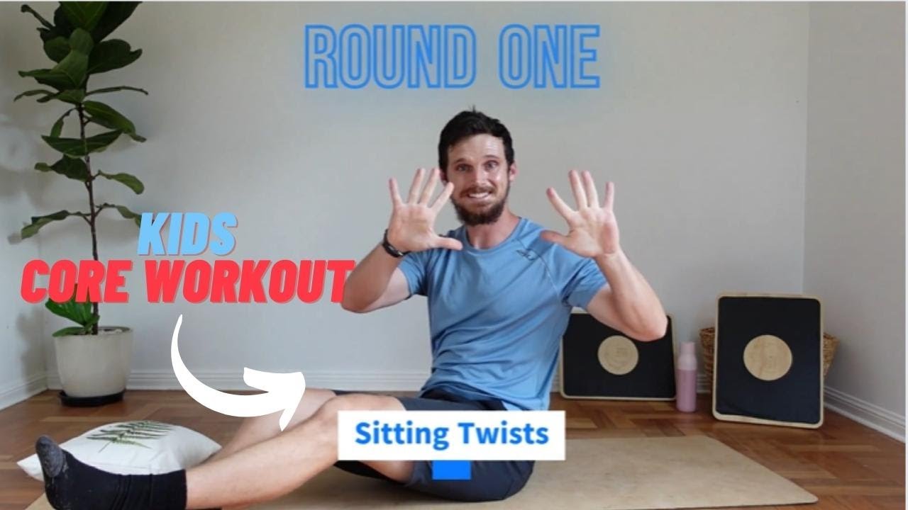 Kids Core Workout (Fun 10 Mins with a Kids Physio) - YouTube