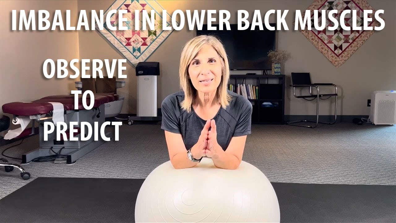 Imbalance in Lower Back Muscles (Observe to Predict) discussed by ...