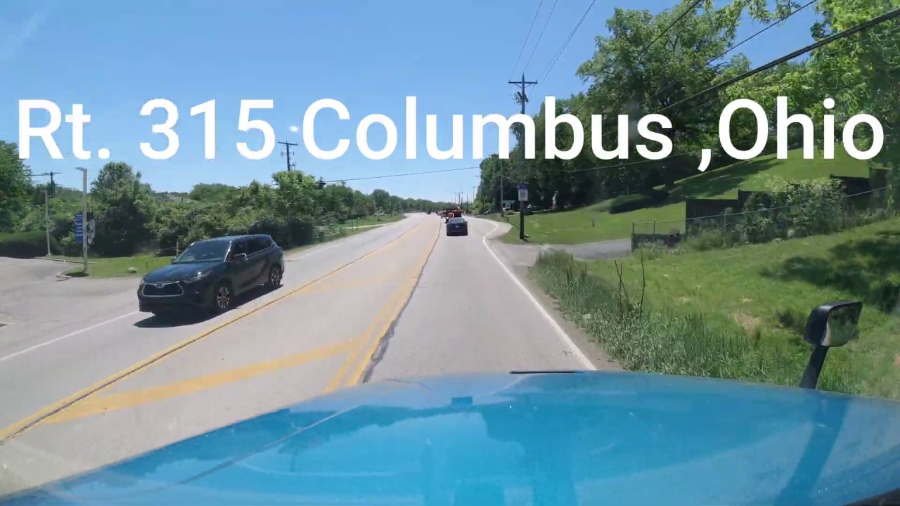 Driving through Columbus Ohio on Rt 315 4 K truck driving video - YouTube