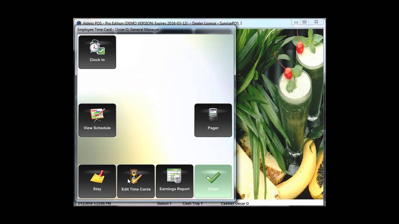 Editing Time Cards in Aldelo POS - YouTube