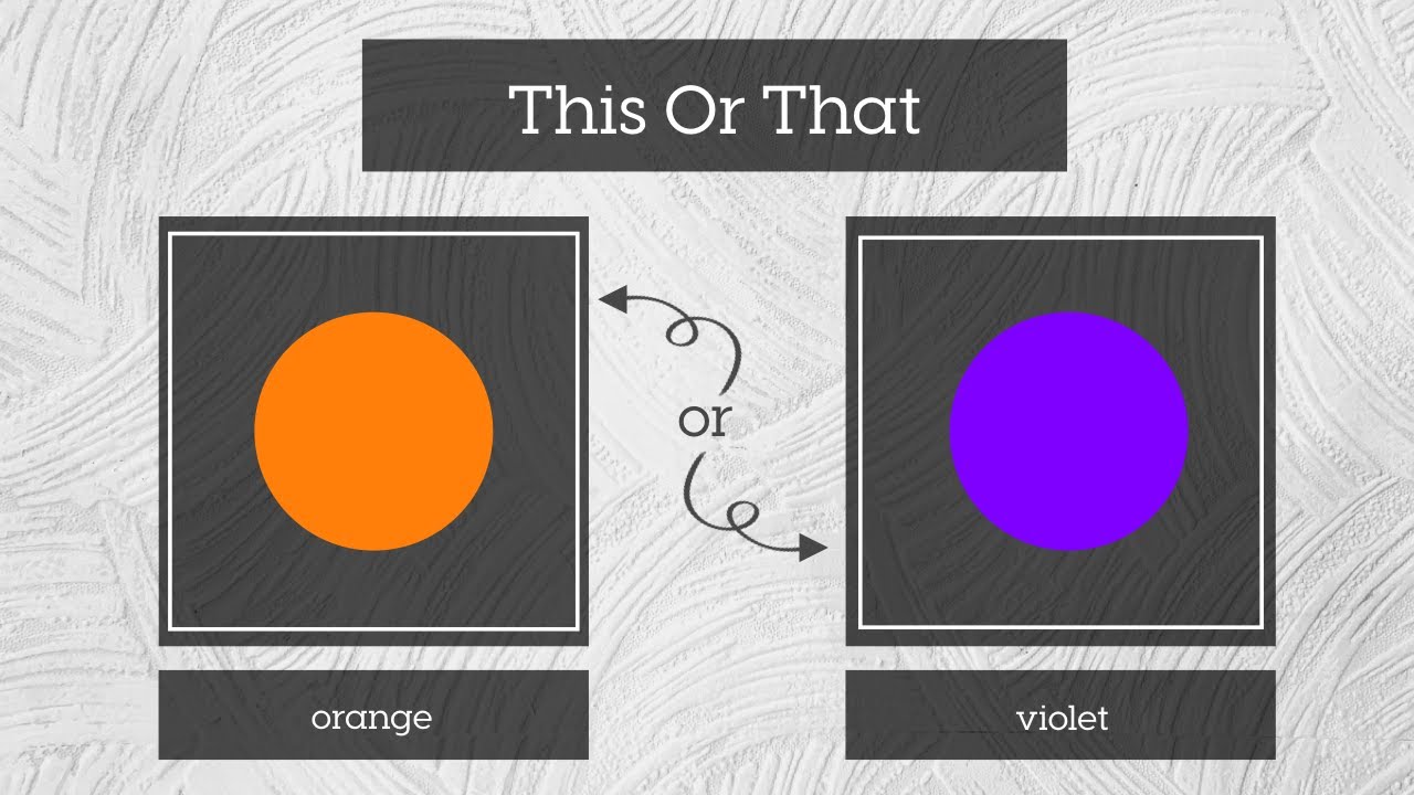 This or That? Colors/Art - Brain Break - Instant Activity - PE Warmup ...