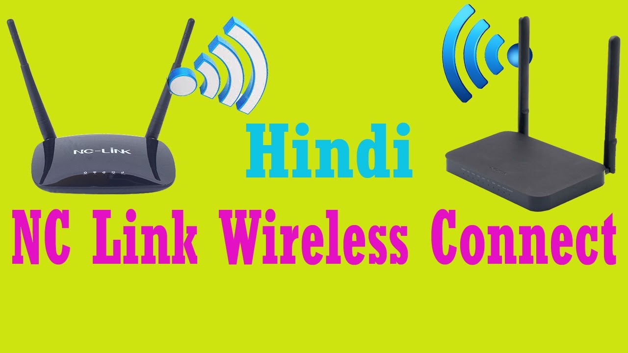Nc Link wifi Router Wireless Connection In Hindi/300Mbps NC-WR25 ...