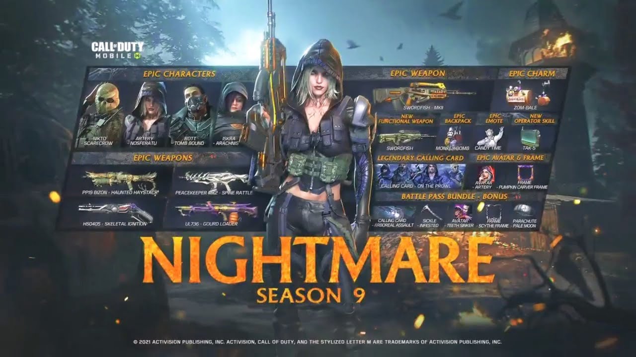 COD MOBILE SEASON 9 BATTLE PASS LEAKS / CODM SEASON 9 BATTLE PASS ...