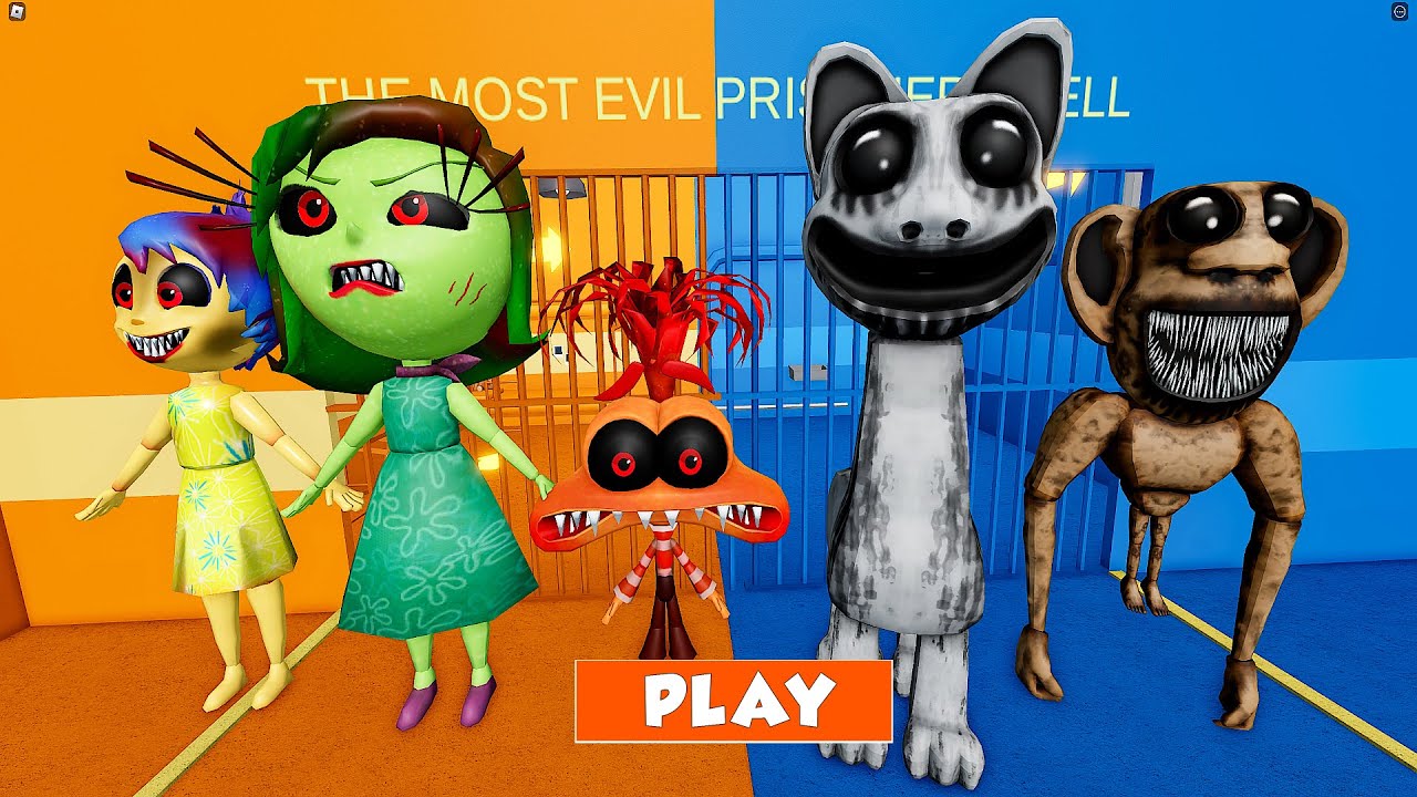 Scary Inside Out 2 Family vs Zoonomaly Barry's Prison Run - All morphs ...