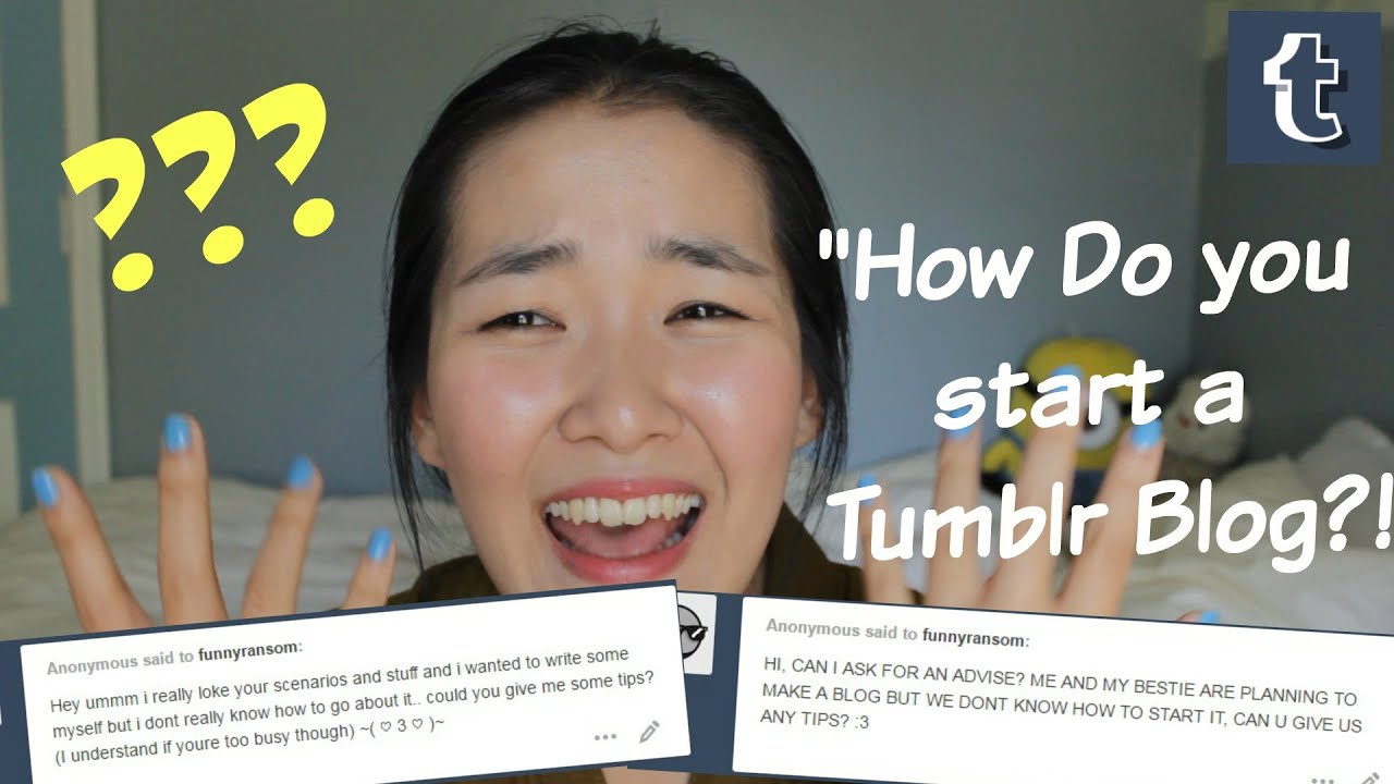 Starting A Tumblr Blog? - YouTube