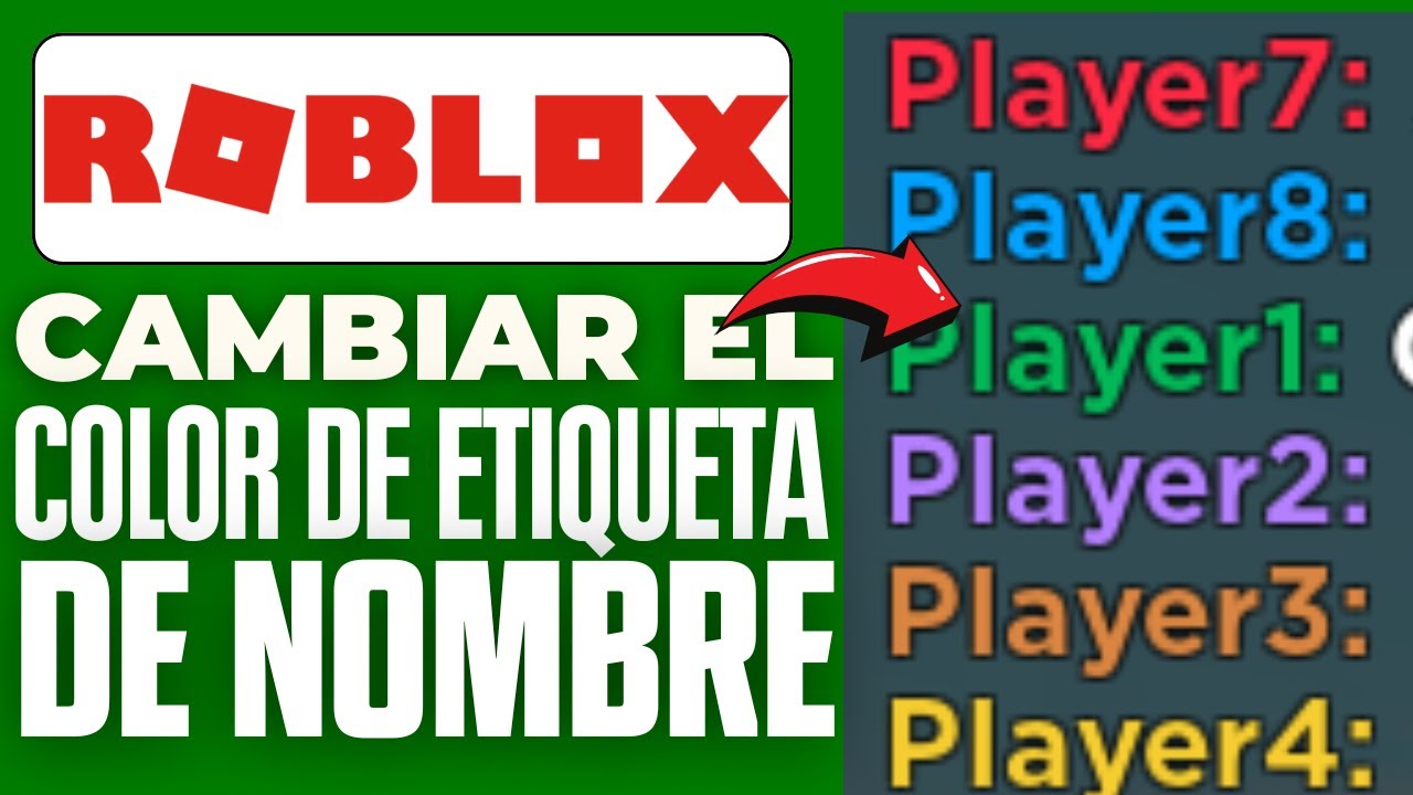 Cómo Cambiar El Color De La Etiqueta De Nombre Del Chat De Roblox (2025 ...
