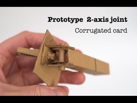 Prototype 2-axis joint - stopmotion - YouTube
