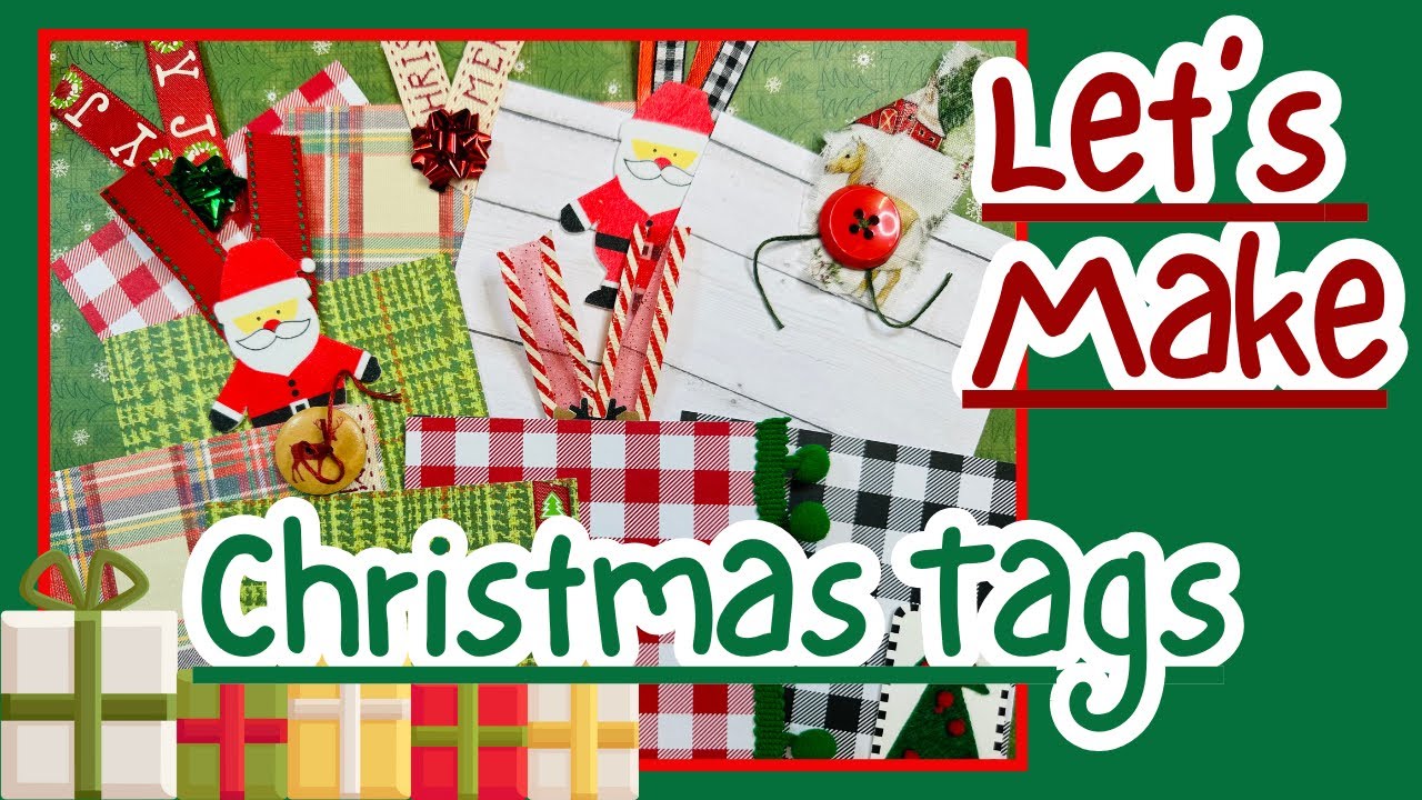 Let’s Make Christmas Journal Tags - YouTube