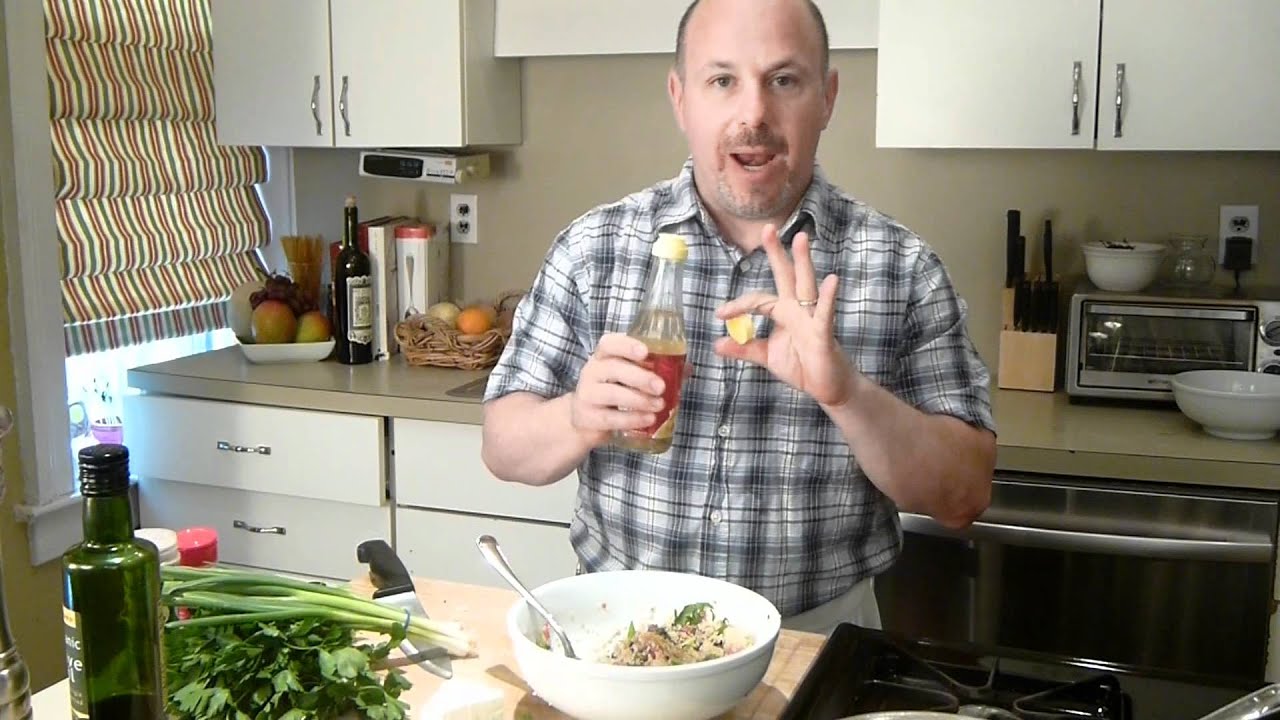 Chef Anthony Pino Mediterranean Rock Shrimp Quinoa Salad.MTS - YouTube