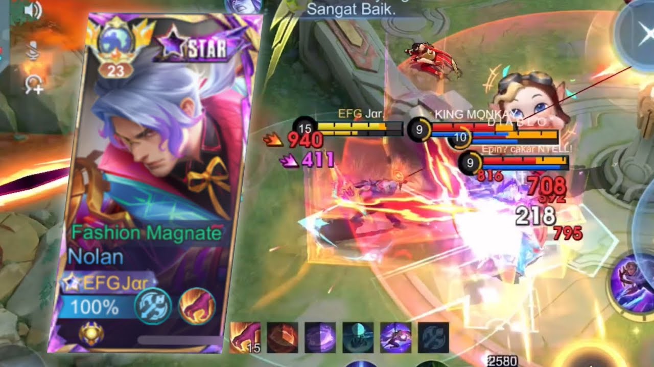 REVIEW SKIN NOLAN CRYPTO MAKIN BERDAMAGE ! TOP GLOBAL NOLAN | MOBILE ...