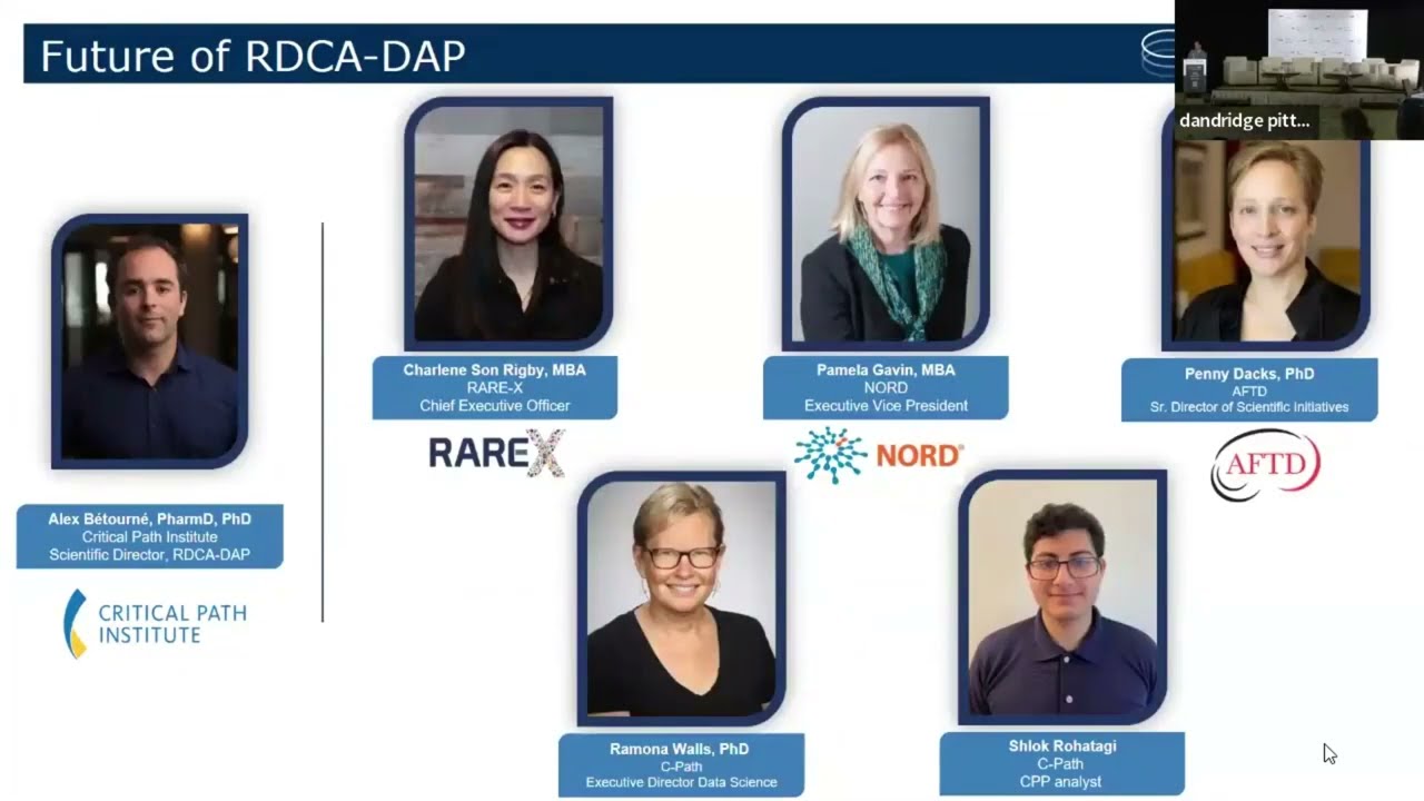 2022 RDCA-DAP Workshop: Future of RDCA-DAP and the Patient Voice - YouTube
