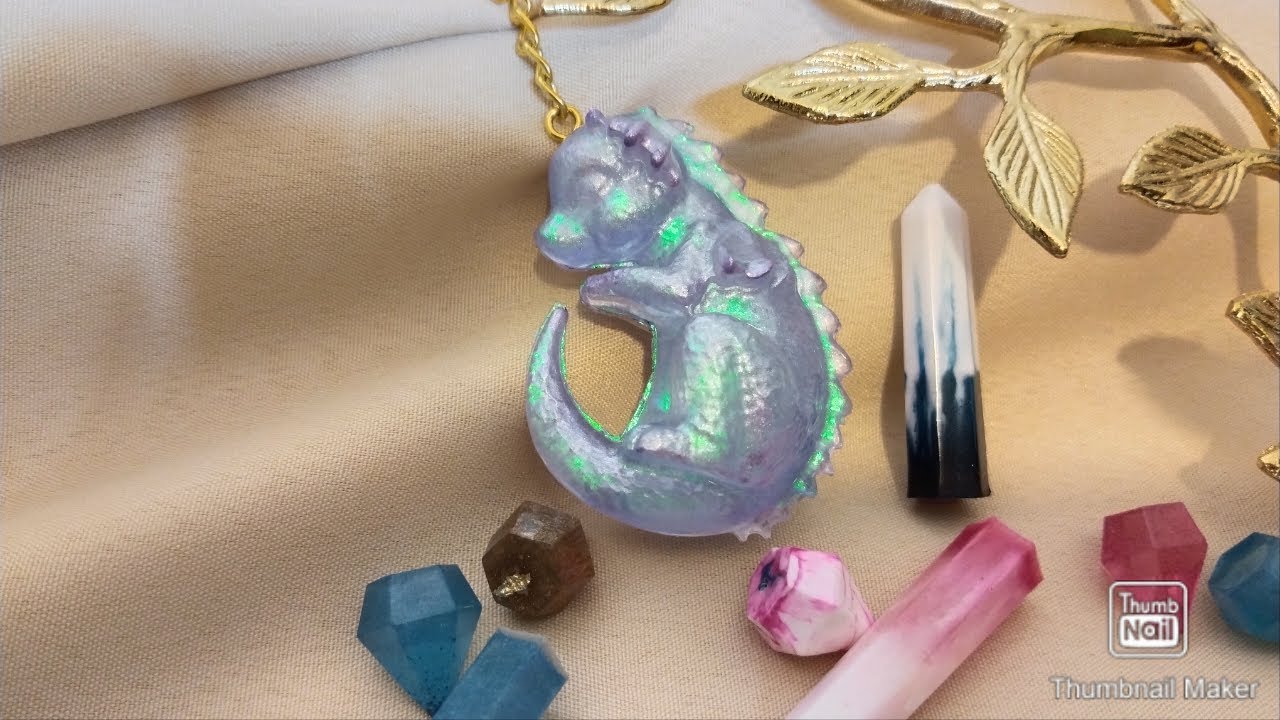 How to make 3D baby dragon with epoxy resin | Dragon egg tutorial - YouTube