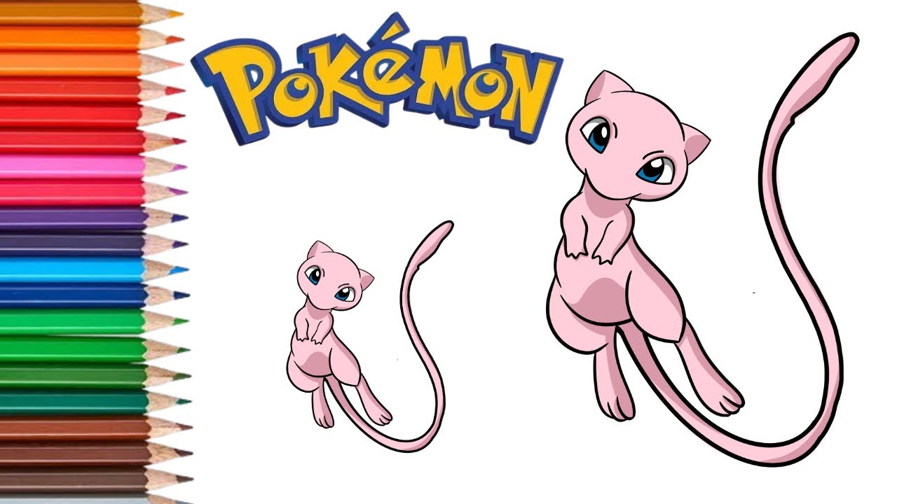 How To Draw Pokémon Mew #mew | Easy To Draw #pokemon - YouTube