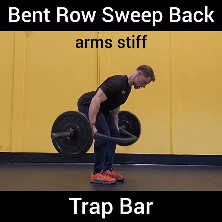 Bent Row Sweep Back- Trap Bar - YouTube