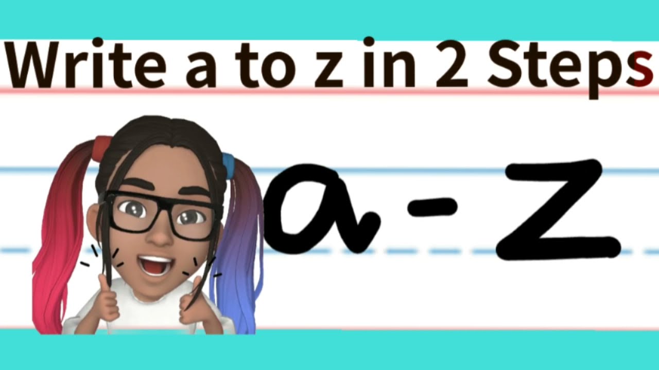 How To Write Small Alphabets Write In Two Steps Small Alphabets A To How To Write Small Alphabets Write In Two Steps Small Alphabets A To
