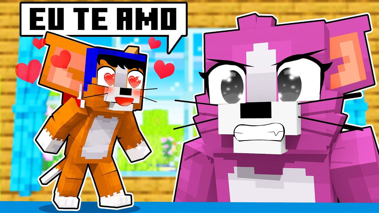 O RATO se APAIXONOU pela GATA no Minecraft! - YouTube