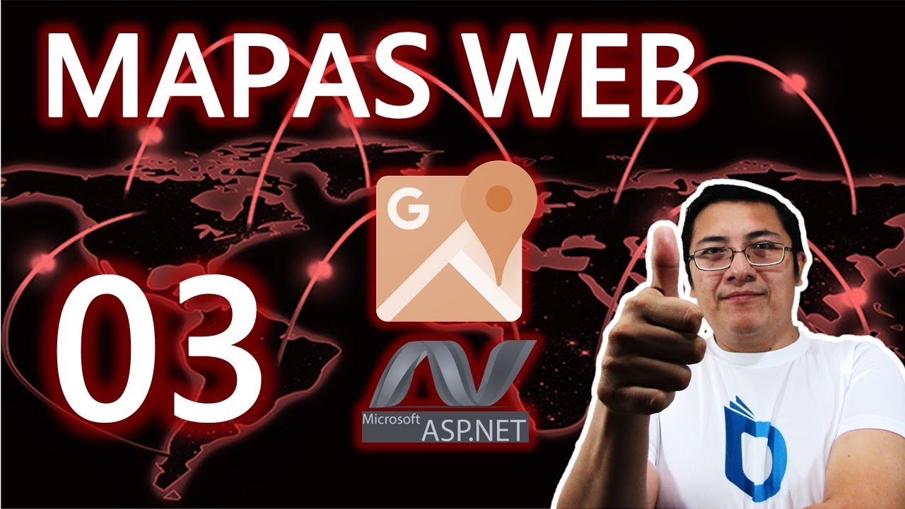 Mapas web de Google con ASP.NET, Bootstrap (Paso 3.- Mostrando el mapa ...