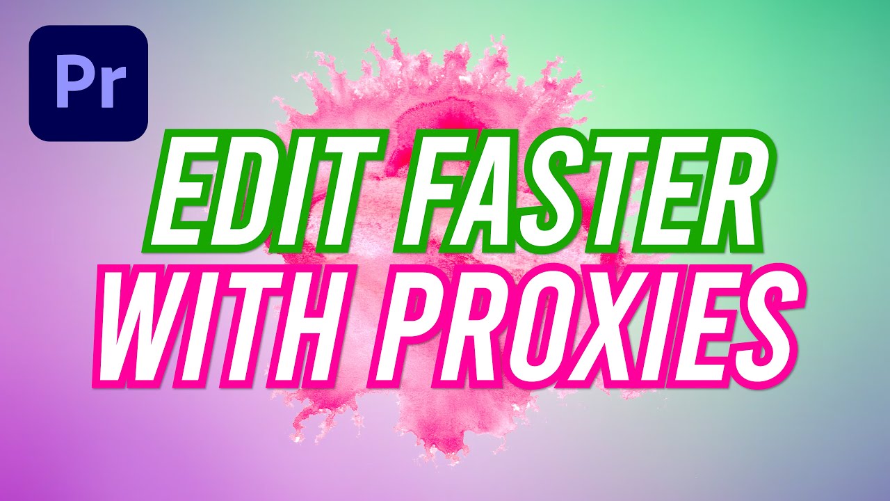 How To Create PROXY FILES In Premiere Pro YouTube How To Create PROXY FILES In Premiere Pro YouTube