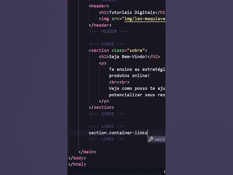 HTML e CSS para Iniciantes | Página de Links para Bio Profissional # ...