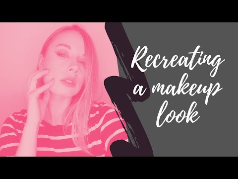 Recreating a makeup look - Perfect for Dragobete - Inspired by Denisa Sima