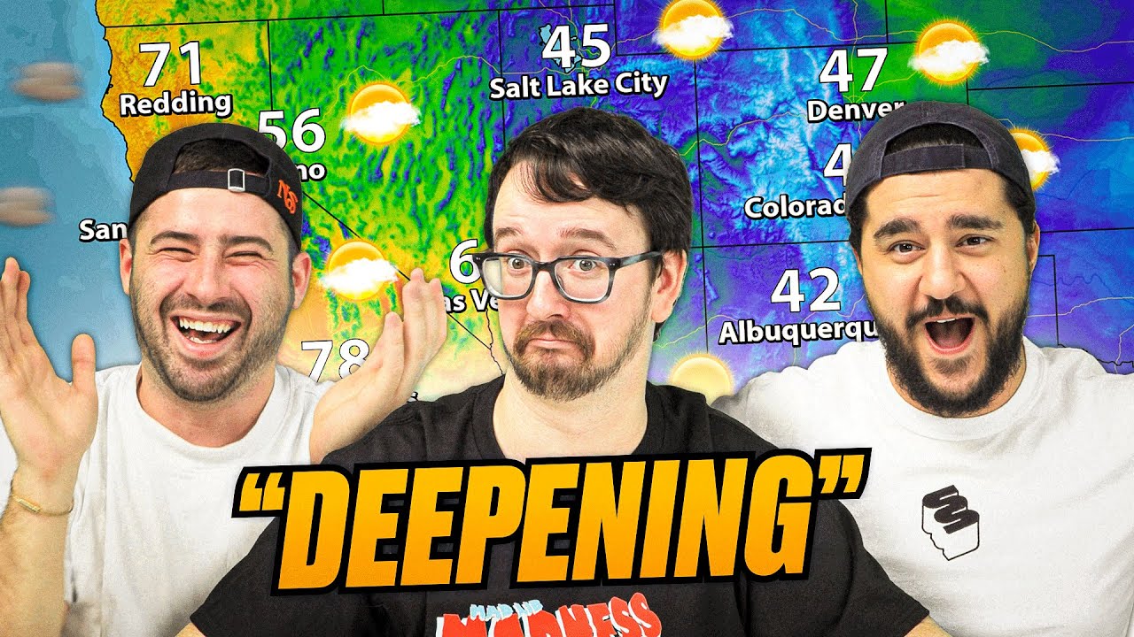 Trying To Guess Weatherman Terminology! - YouTube