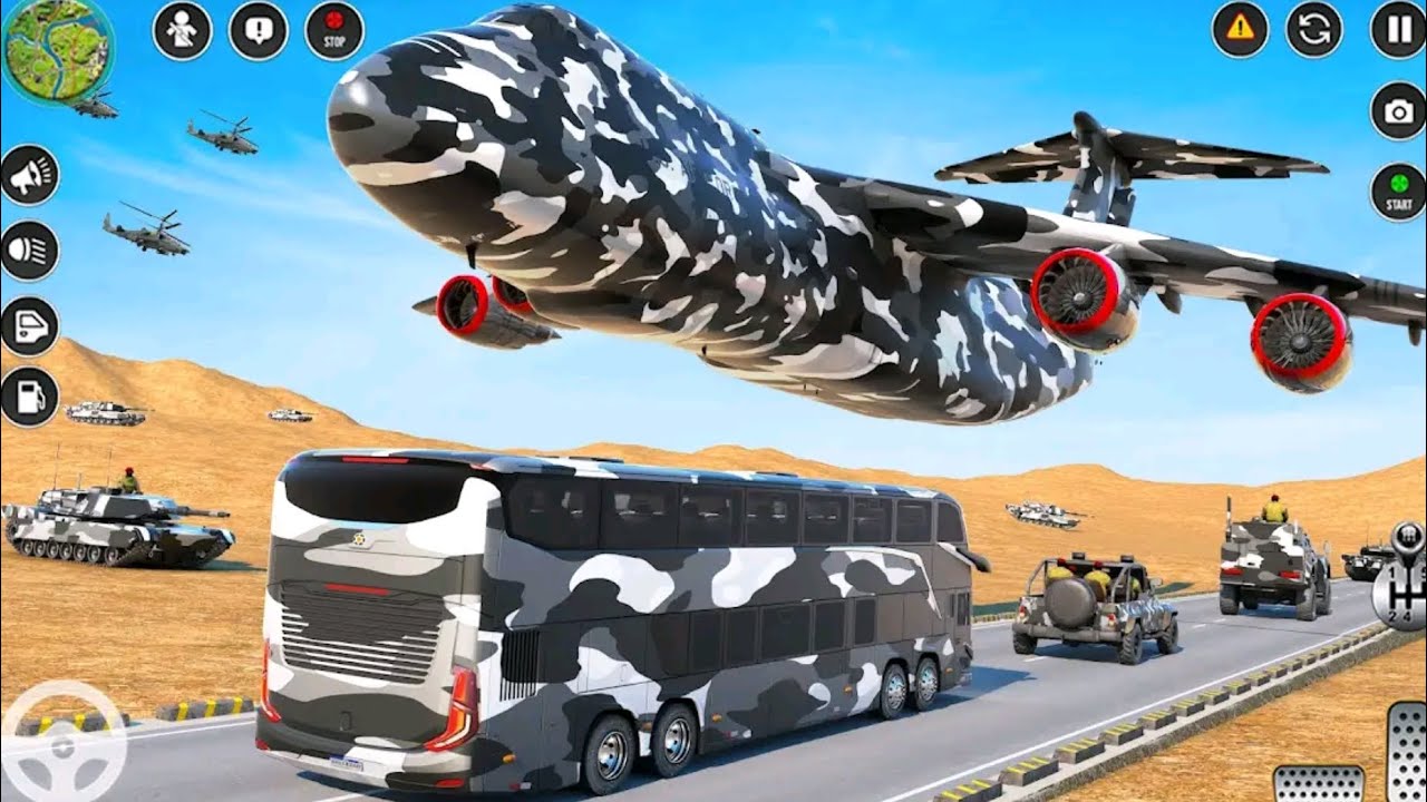 Army Bus Simulator 3D - Android Gameplay - YouTube