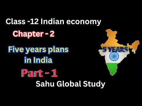 five year plans in India Class 12th| Part-1 | economics| Chapter -2 # ...