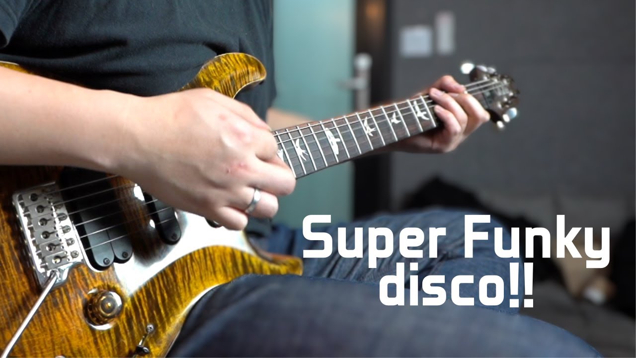 Super funky disco guitar! - YouTube